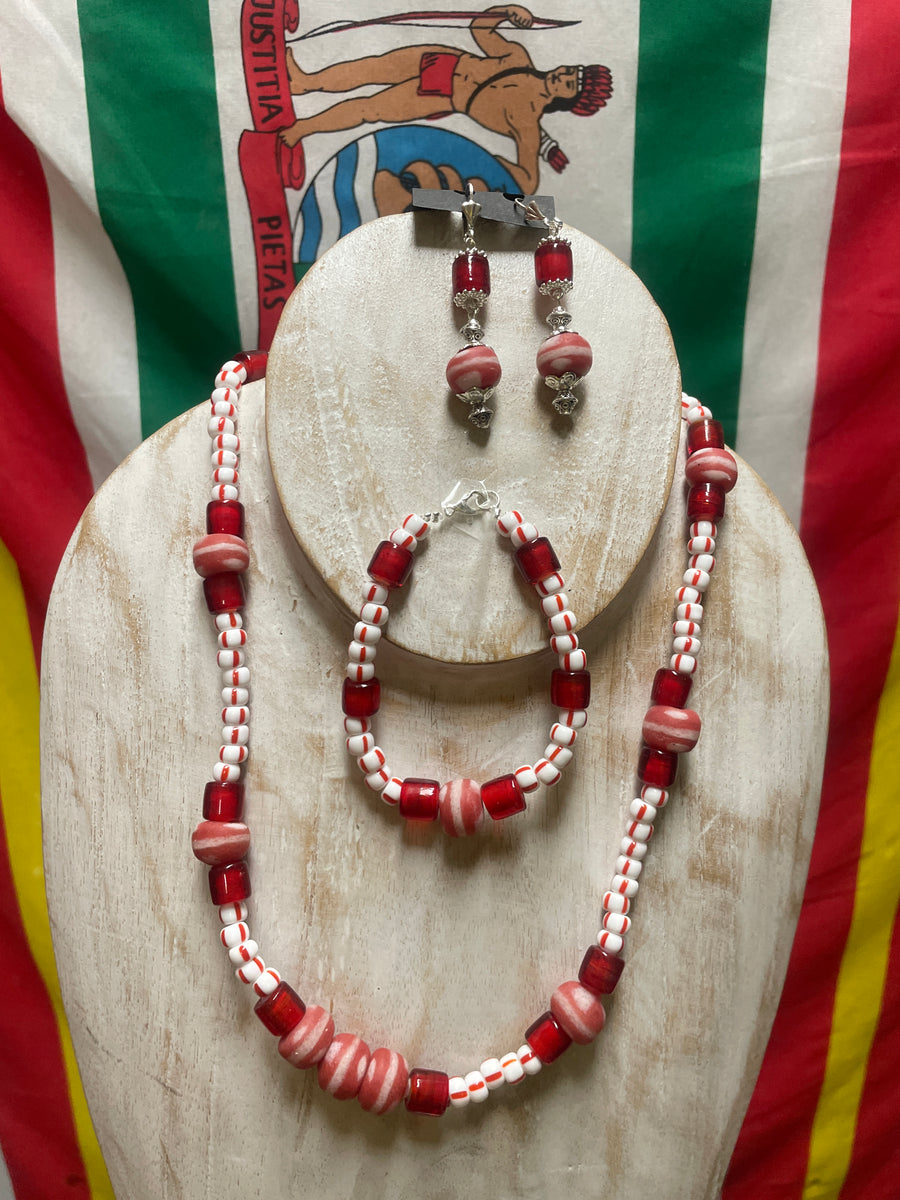 Watra ingi set ketting+armband+oorbel – FredKulturu