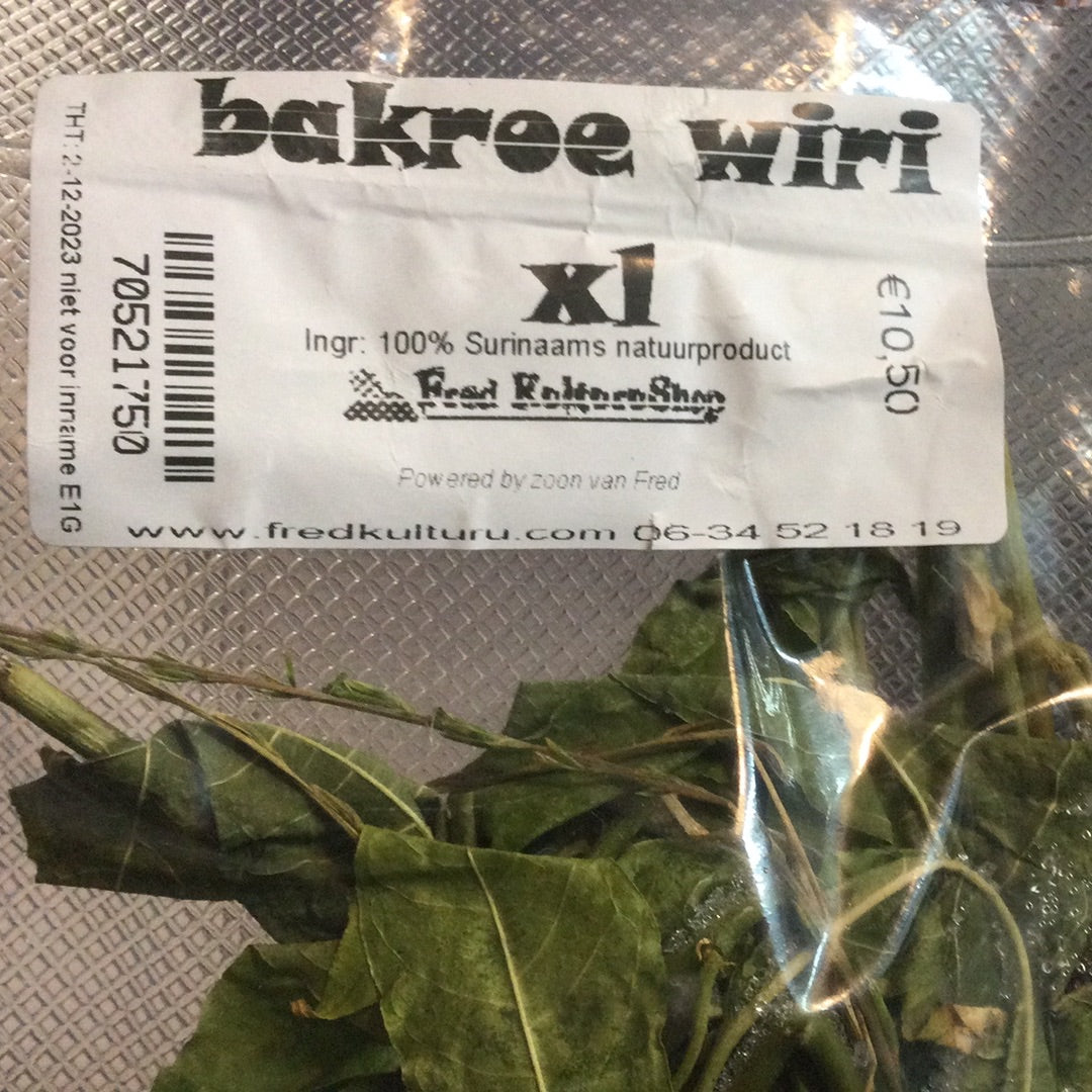 Bakroe wiri XL vers (diepvries) – FredKulturu